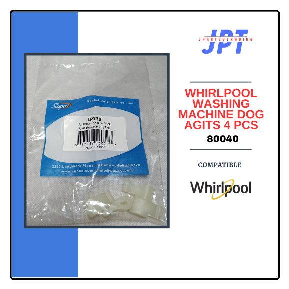 Whirlpool Washing Machine Dog Agits 4 pcs 80040 | Shopee Philippines