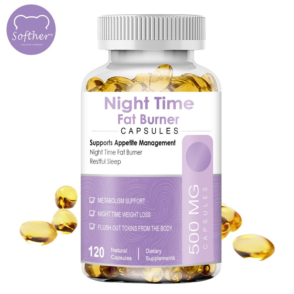 Softher Night Time Slimming Capsules Fat Burning Capsule for Weight ...