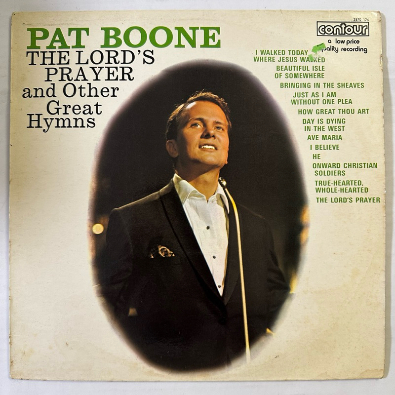 Pat Boone – The Lord's Prayer And Other Great Hymns (LP Vinyl Record ...