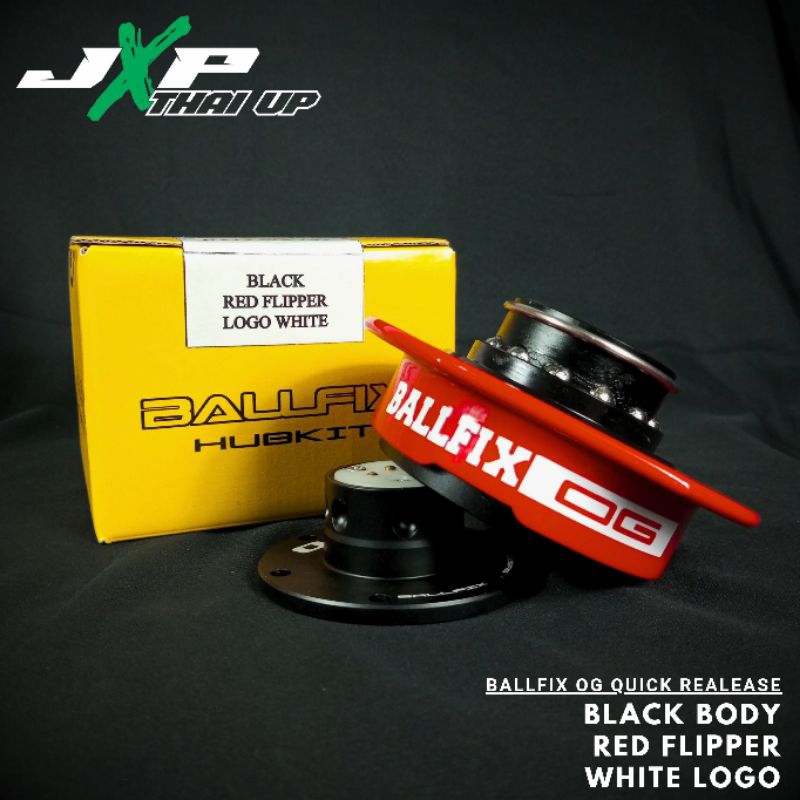 Red Ballfix OG Car Steering Wheel Quick Release Elevo Thailand | Shopee ...