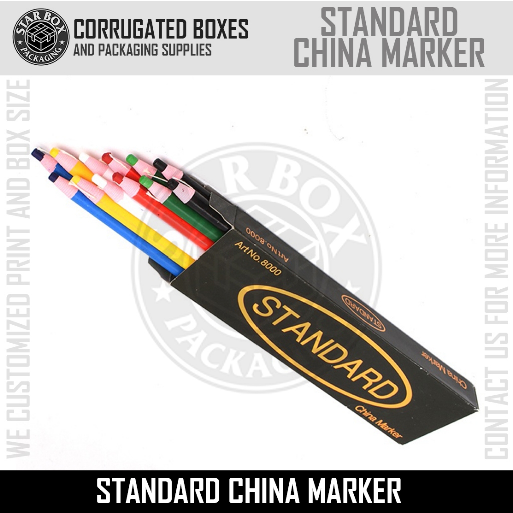 Starbox Tailor Pencil China Marker Red,Yellow and White (per piece ...