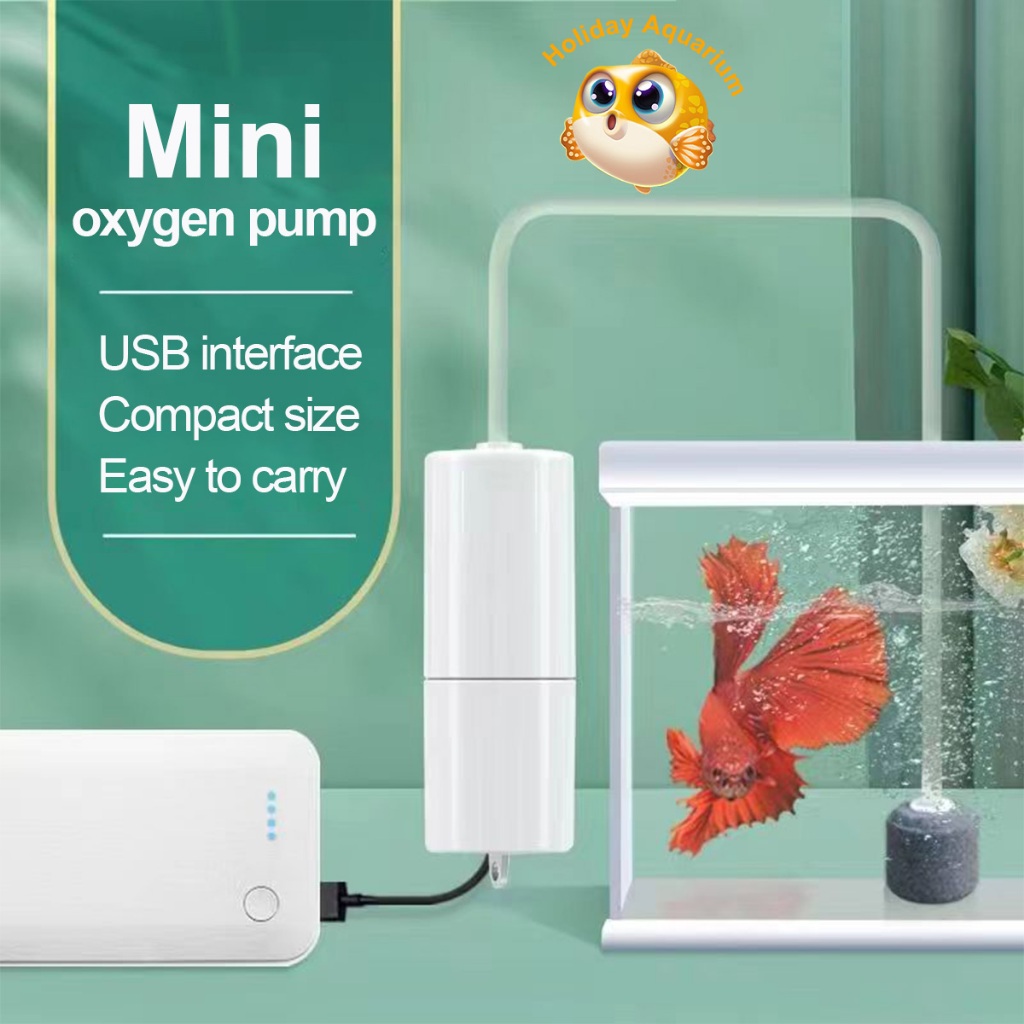 USB Oxygen Pump For Fish Tank Car Aerator Fish Breeding Air Pump With ...