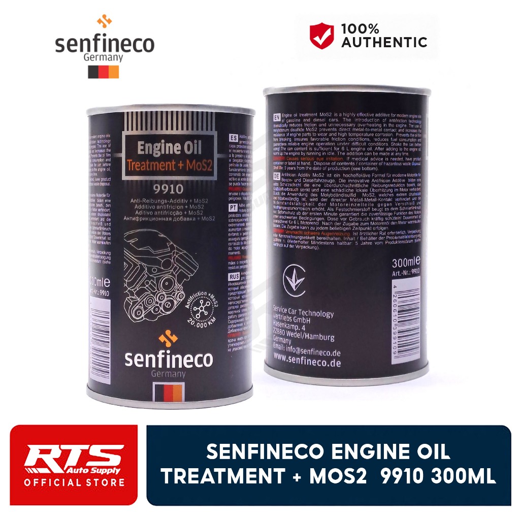 Senfineco Engine Oil Treatment + MoS2 9910 300mL - 1pc | Shopee Philippines