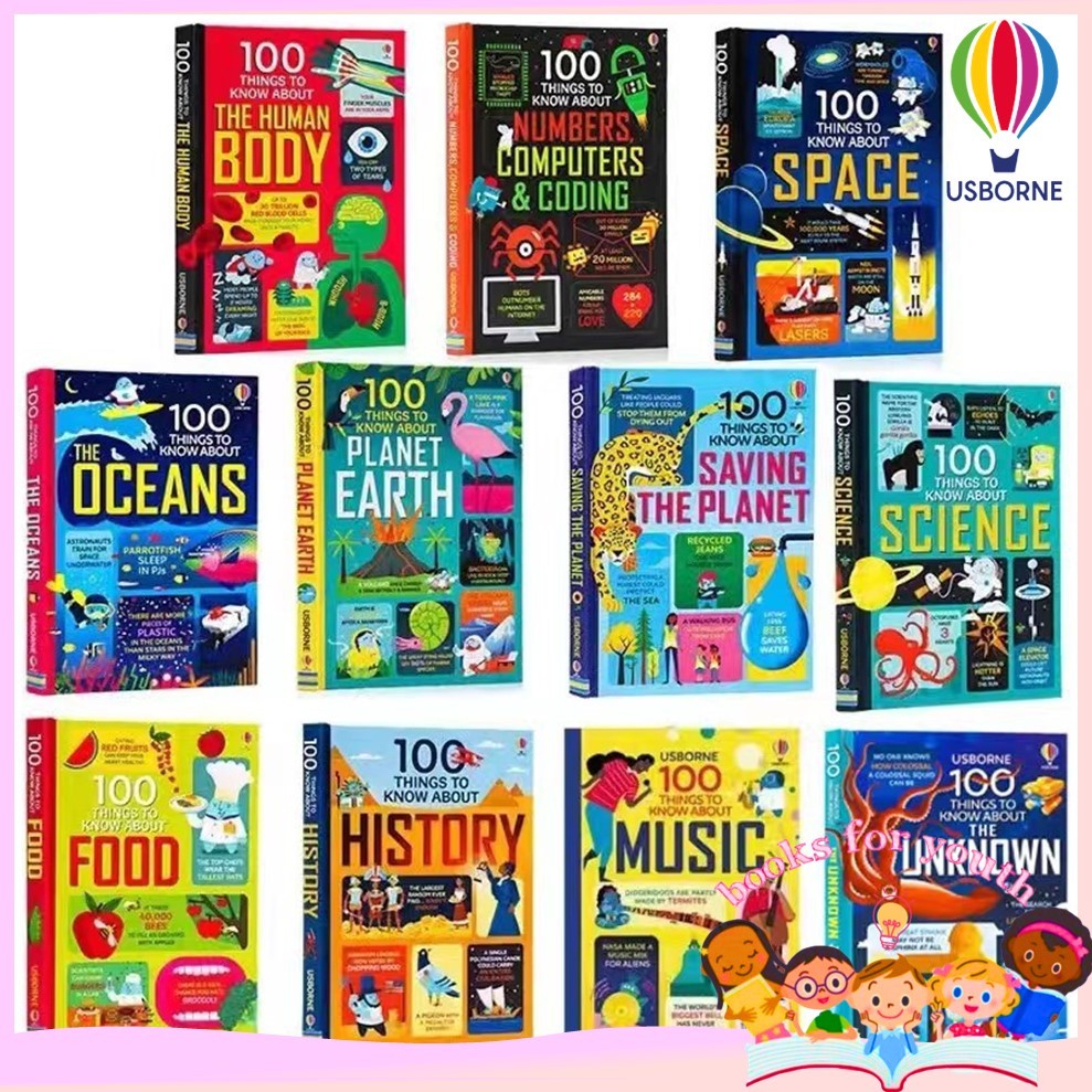 USBORNE 100 Things To Know About Series [Hardcover] | Shopee Philippines