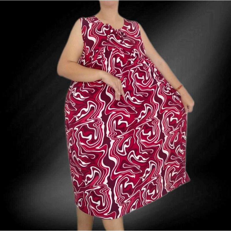 (YC27) 3XL 4XL PLUS SIZE Daster Pambahay / Big Size Duster Dress ...