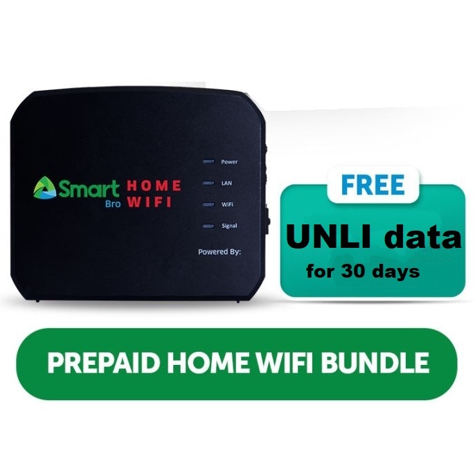 SMART Bro LTE Prepaid Home WiFi with UNLI DATA valid for 30 days ...