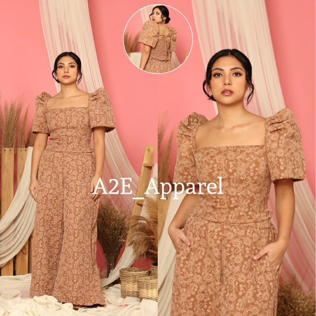 A2E | Jorita Coords | Modern Filipiniana Terno Coordinates Top with ...