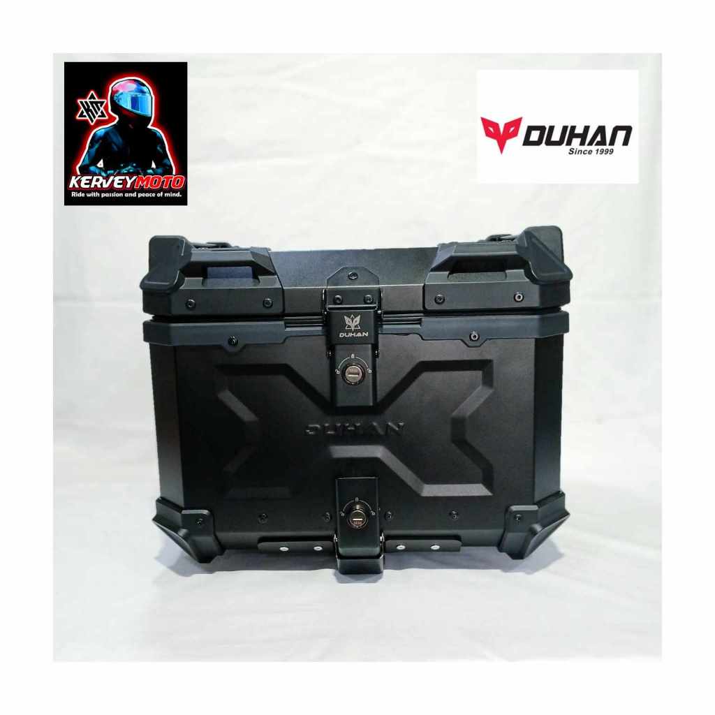 Duhan Hard Plastic 45L Top Box w/ Metal Base plate | Shopee Philippines