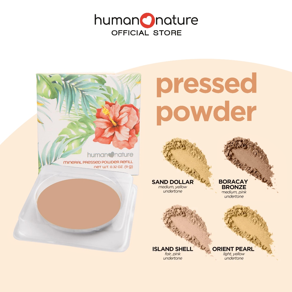 Human Nature Mineral Pressed Powder | Refill (No Harmful Chemicals ...