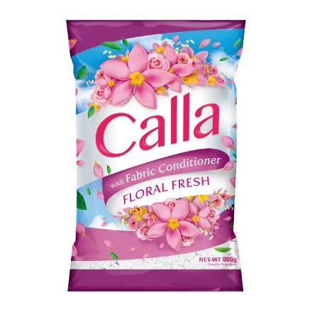 Calla Detergent Floral Fresh with Fabric Conditioner 800grms | Shopee ...