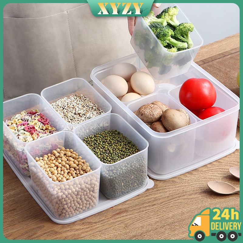 Four Independent Packaging Food Preservation Box General Safe Food ...