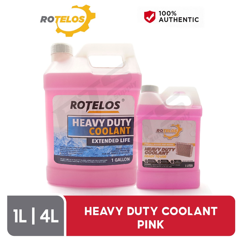 Rotelos Heavy Duty Coolant Pink - Car and Motorcycle 1Liter / 1L ...