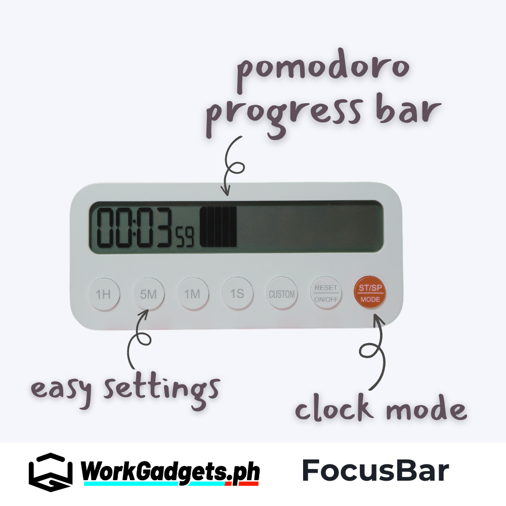 WG FocusBar – Pomodoro Technique Timer, Clock, Workspace Productivity ...