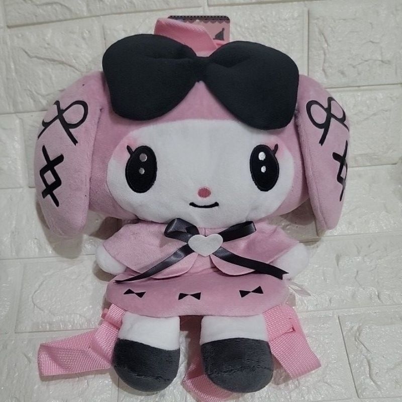 SANRIO MY MELODY x KUROMI STUFFED TOY BAG / BACKPACK | Shopee Philippines