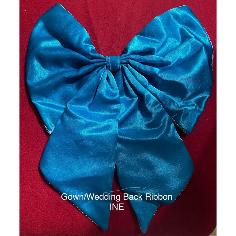 28x33cm BIG SATIN RIBBON FOR GOWN / BACK RIBBON / WEDDING GOWN / BIG ...