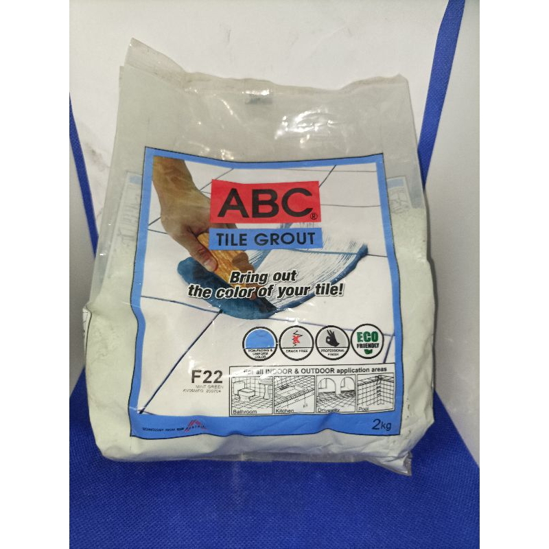 ABC Tile Grout Original 2kg Per Pack Various Pack | Shopee Philippines