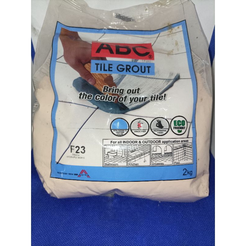ABC Tile Grout Original 2kg Per Pack Various Pack | Shopee Philippines
