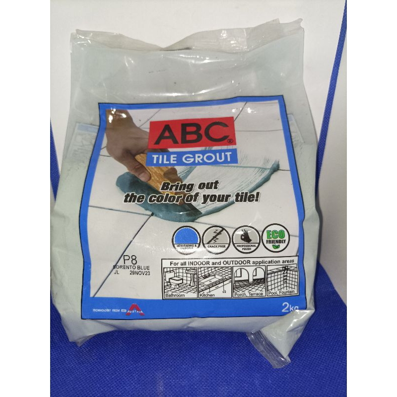 ABC Tile Grout Original 2kg Per Pack Various Pack | Shopee Philippines