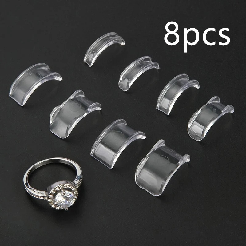 Invisible Ring Size Adjusters Set for Loose Rings,8 Pack-8 Sizes,Ring ...
