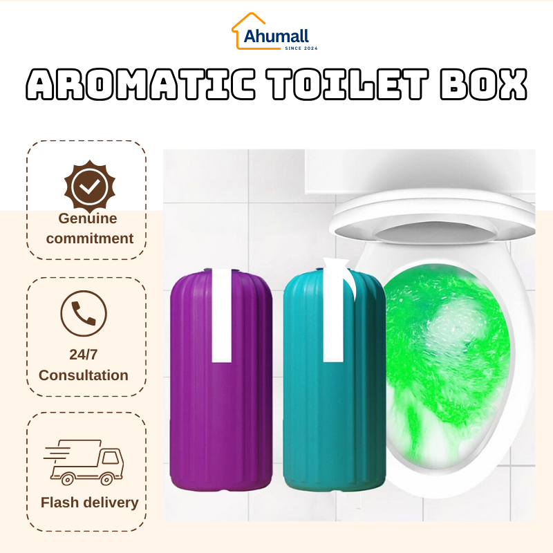Aromatic Toilet Deodorizer Box for Bathroom Toilet Bowl Disinfectant ...