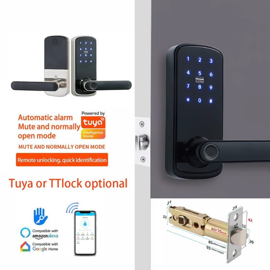 Deadbolt lock Smart Code Lock Digital Door Lock Fingerprint Door Lock ...