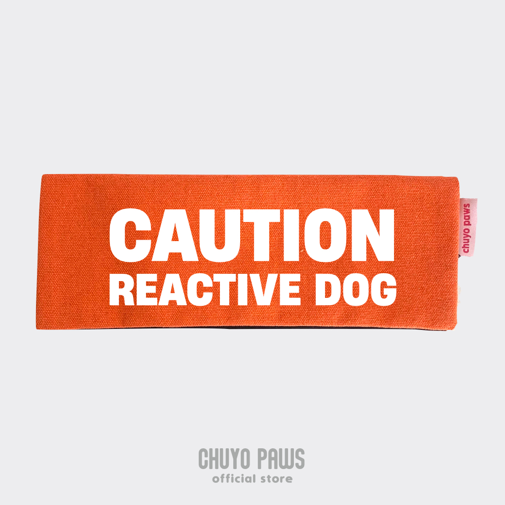 Caution Reactive Dog Leash Wrap Sleeve for Dogs Handmade | Shopee ...