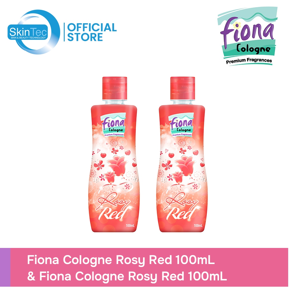 Fiona Cologne Rosy Red Flip Top (100ml) - 2pcs | Shopee Philippines