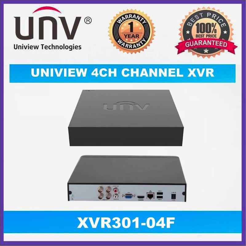 UNIVIEW DIGITAL VIDEO RECORDER - IP/ANALOG XVR F SERIES (UP TO 2MP IP ...