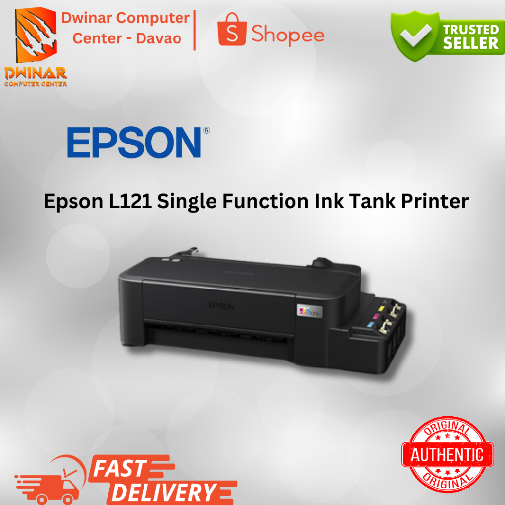 Epson L121 Single Function Ink Tank Printer | Shopee Philippines