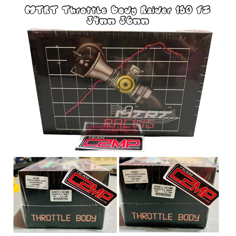 MTRT Throttle Body Raider 150 FI 34mm 36mm | Shopee Philippines