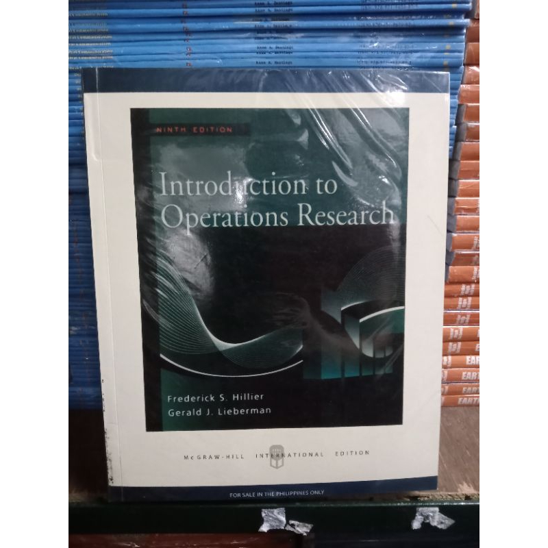 Introduction to Operations Research Ninth Edition | Shopee Philippines