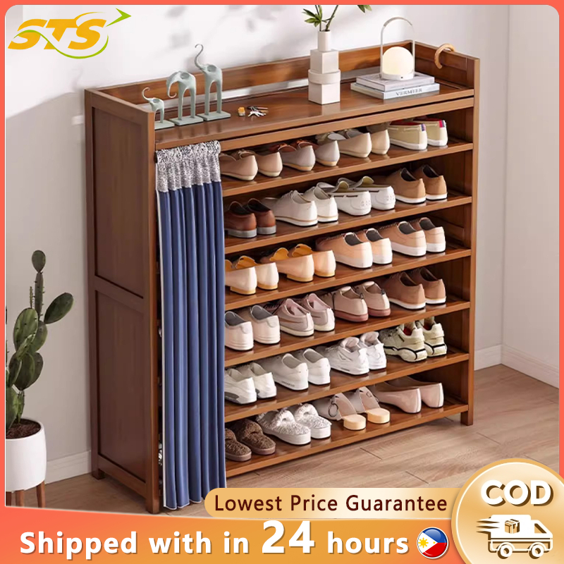 【On Hand】Modern Shoe Cabinet With Sliding Door For Neat And Tidy Shoe ...