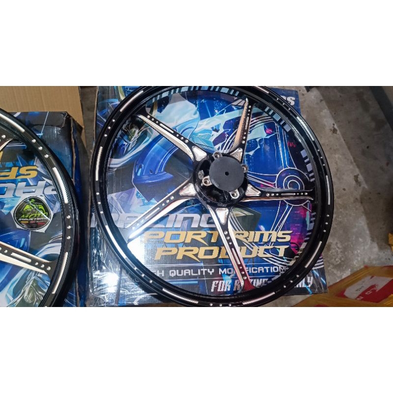 HYLOS CNC MAGS SNIPER150/155 FRONT 1.6*17, REAR 1.6*17 | Shopee Philippines