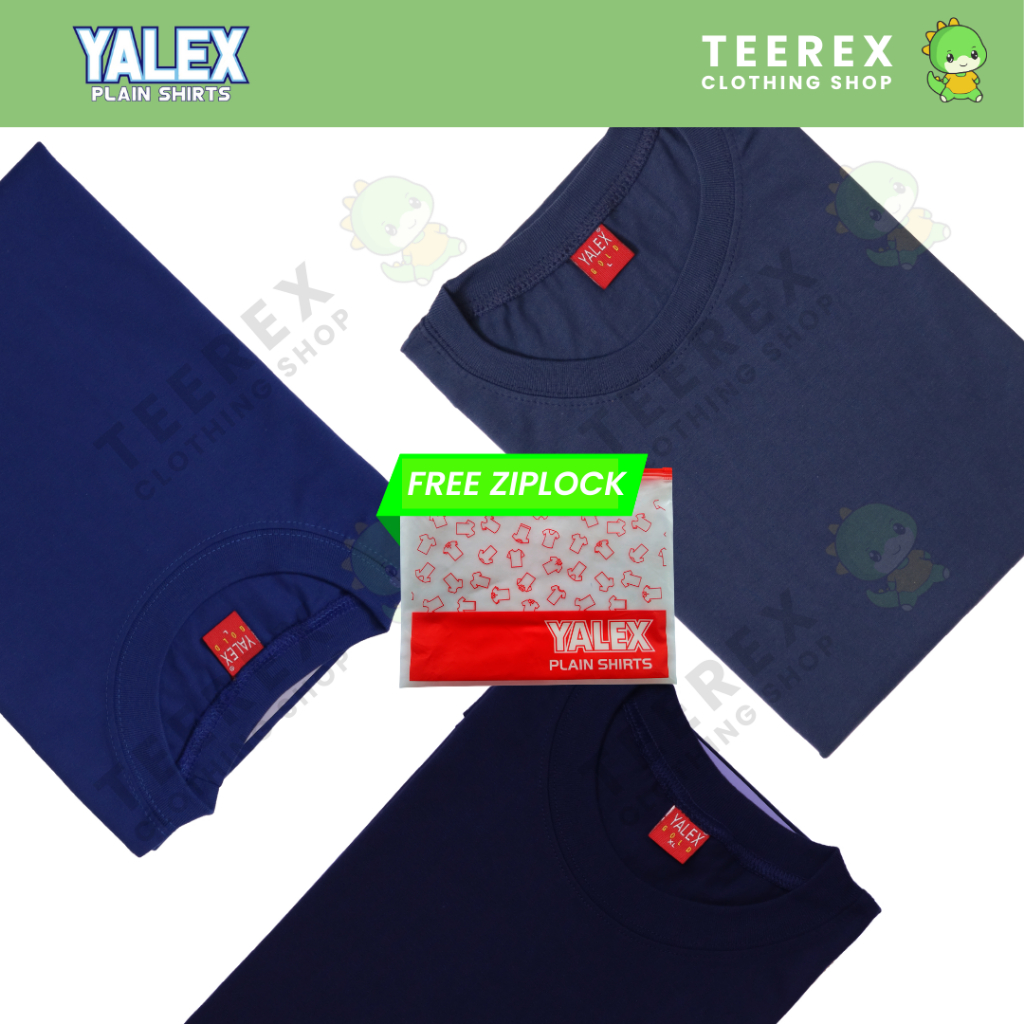 YALEX PLAIN SHIRT (RED LABEL) SHADES OF BLUE (ROAYL BLUE NAVY BLUE ...