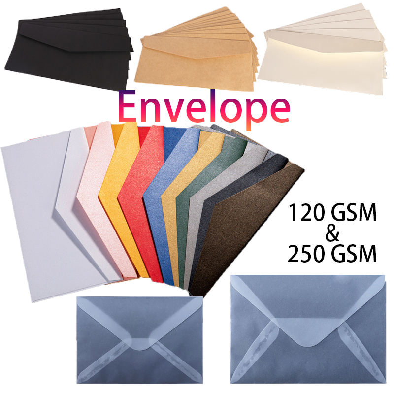4R 5R 250GSM Transparent Envelope For Money Invitation Wedding ...