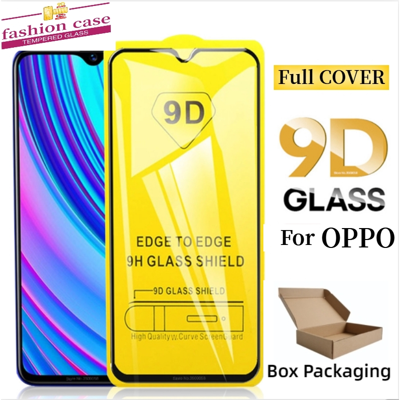 Full Tempered Glass Oppo A5s A3s A12 A17k A16 A15 A9 2020 A94 A96 A38