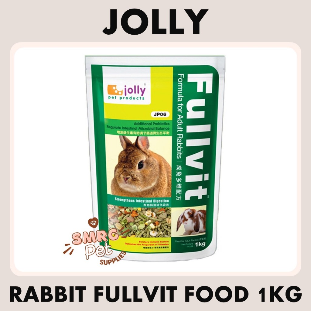 Jolly Rabbit Dry Food Fullvit Formula for Rabbits Food 1kg | Shopee ...