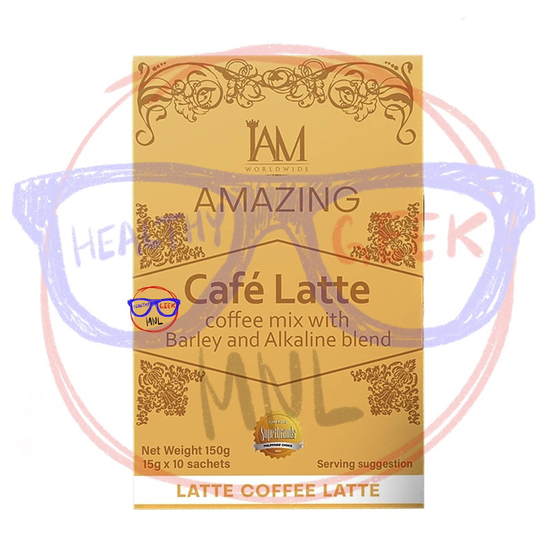 IAM Amazing Cafe Latte Coffee with Barley and Alkaline | Shopee Philippines