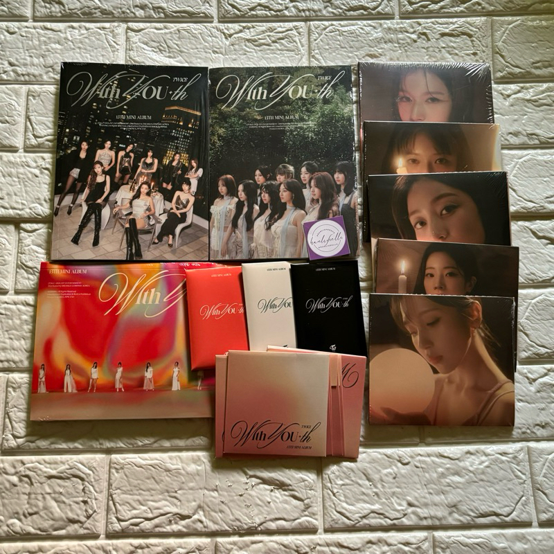 TWICE 13th Mini Album With You-th Sealed Album with General POB JYP Gen POB Photobook Digipack ...