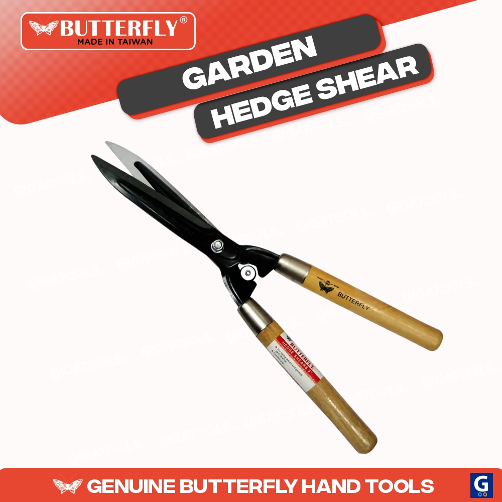 Butterfly 9" Garden Hedge Shear Scissor Cutter ( #829-9 ) (Made in ...