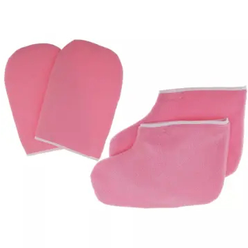 1 Pairs Soft New Paraffin Wax Protection SPA Hand Foot Mitts ...