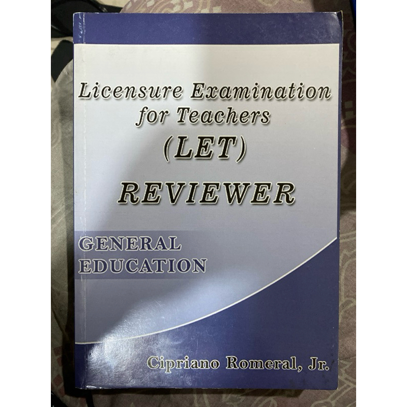 Licensure Examination for Teachers Let Reviewer | Shopee Philippines