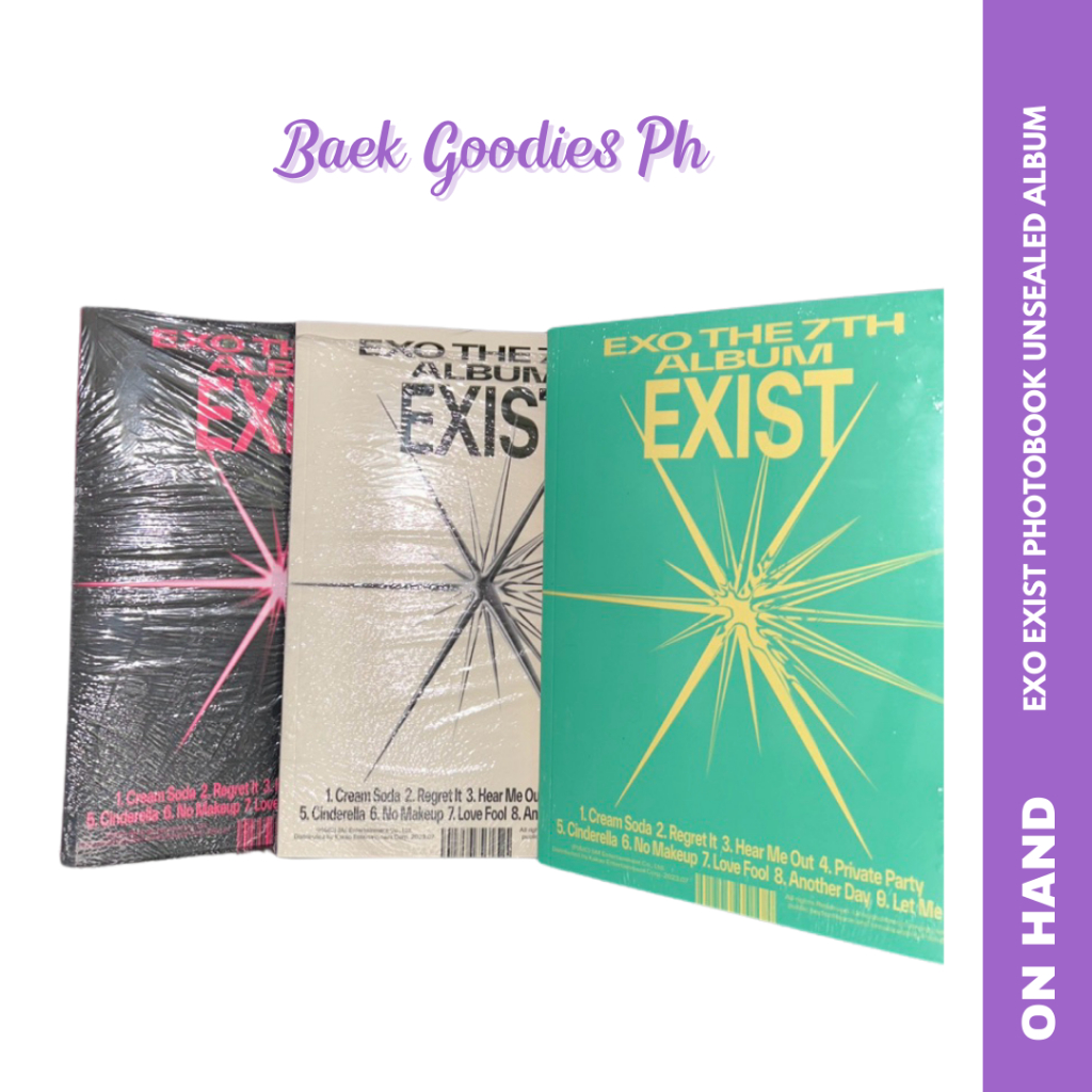 EXO Exist Photobook Unsealed Album | Shopee Philippines