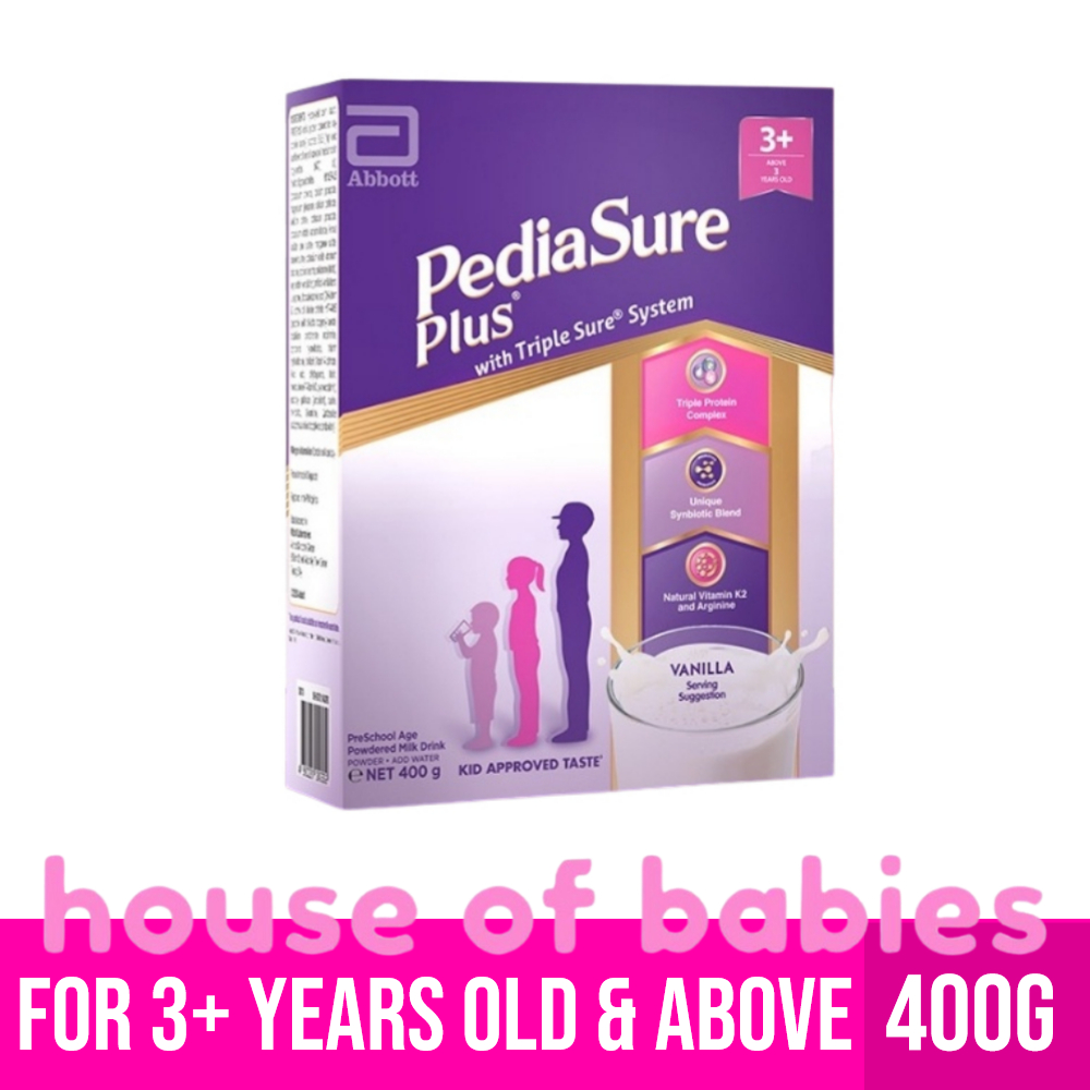 Pediasure Plus Vanilla 400g For Kids Above 3 Years Old | Shopee Philippines