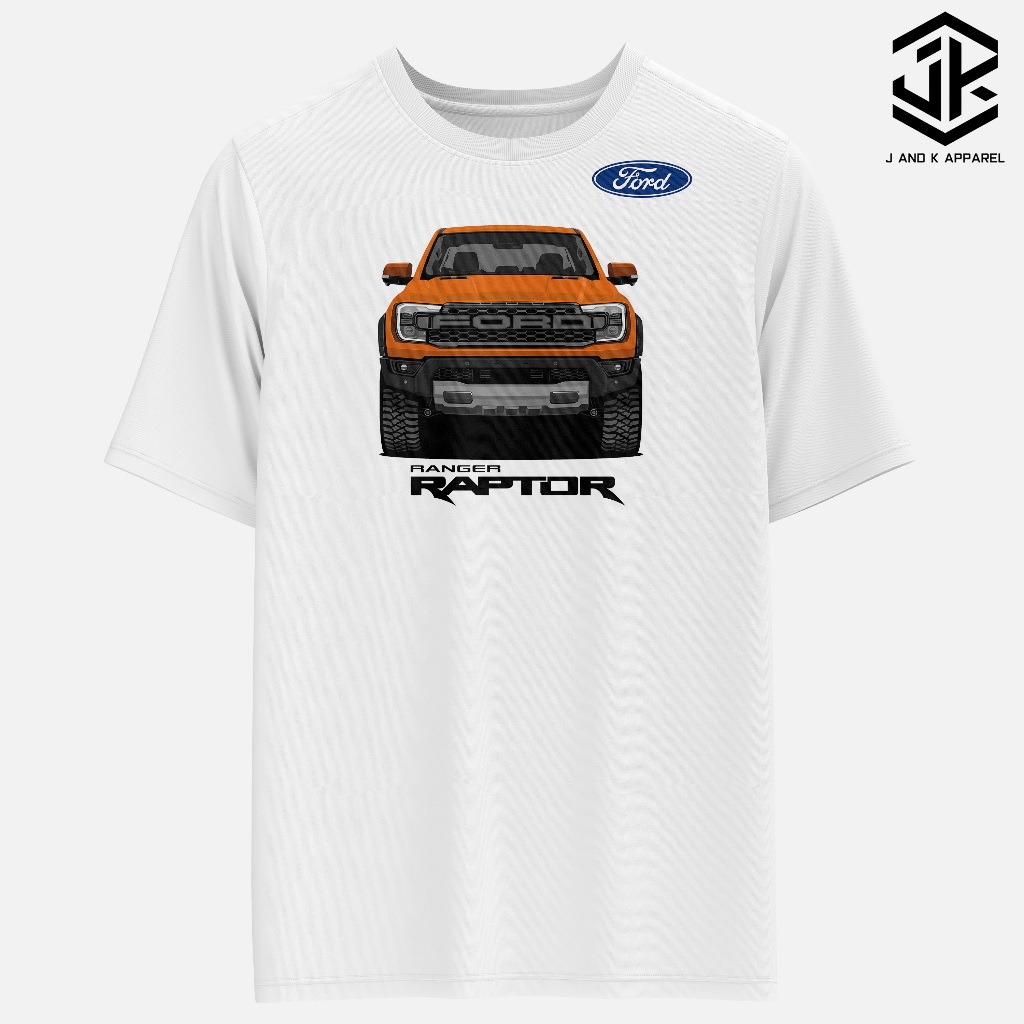 Ford Ranger Raptor Next-Gen Car Shirt - Sedona Orange | Shopee Philippines