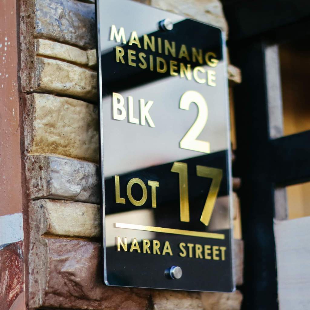 10x5 inchinch vinyl sticker House Plate Signage/Marker/Acrylic | Shopee ...