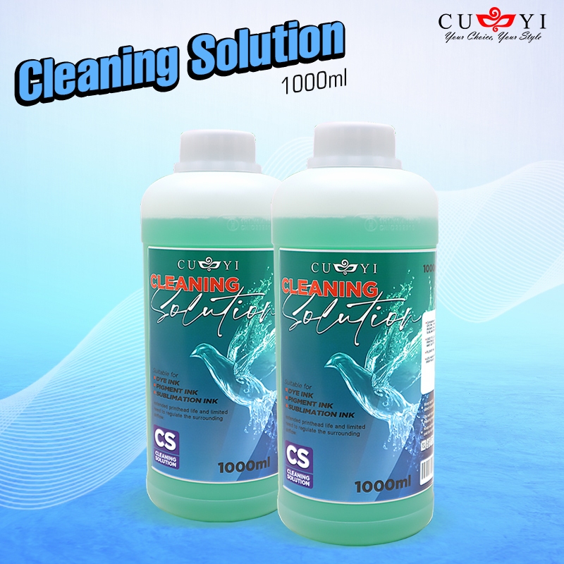 CUYI Cleaning Solution for Inkjet Printers Using Dye Ink / Pigment Ink ...