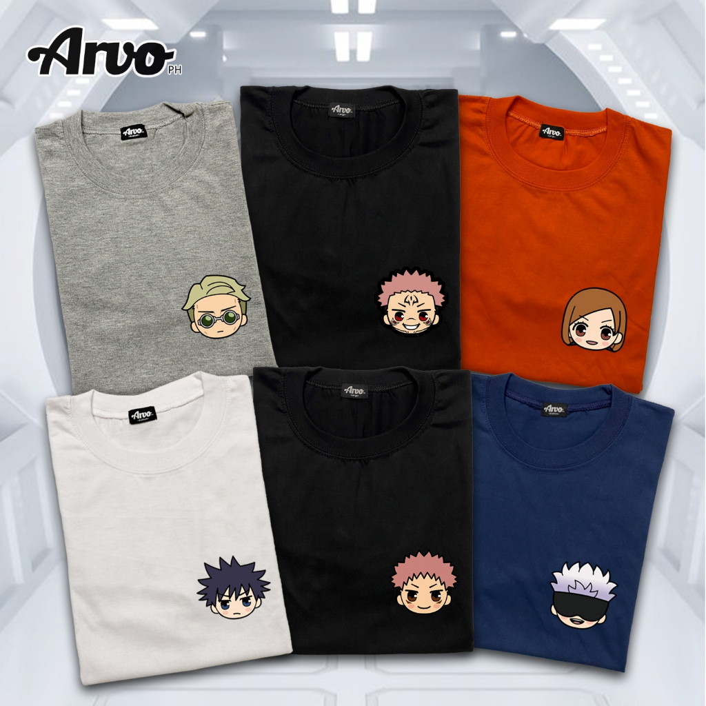Jujutsu Kaisen Anime Logo Tees Xs To 5xl Arvo Ph Unisex Regular Plus Size Shopee Philippines