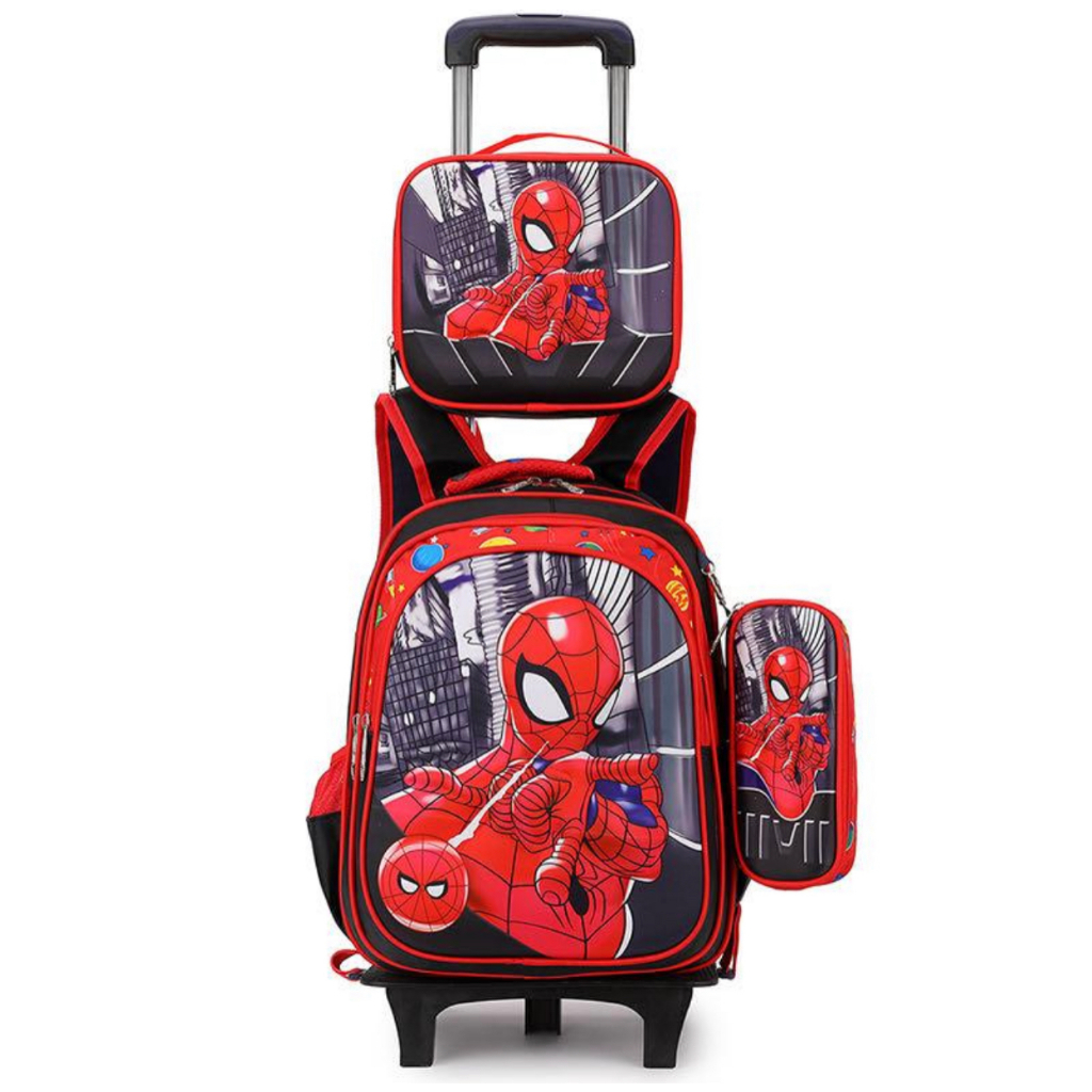 3in1 New 16 inches with TROLLY School Bag For Kids Good Quality Good ...