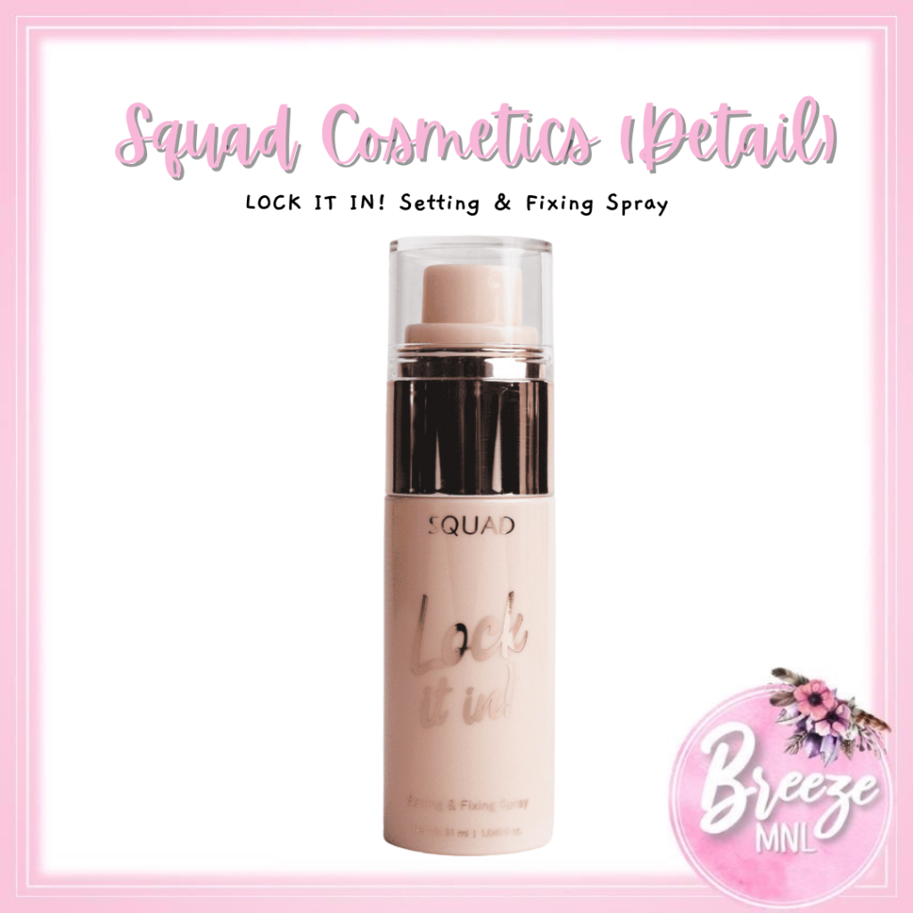 Detail Squad Cosmetics Lock it in Setting & Fixing Spray (Squad Setting ...